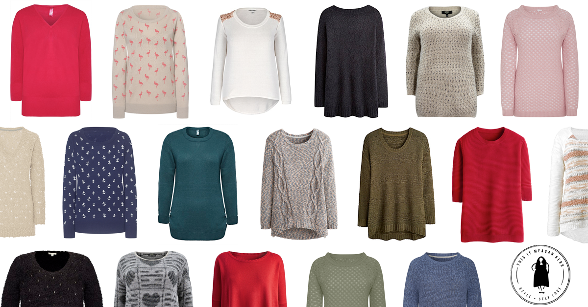 12 plus size sweaters to keep you warm this winter - This is Meagan Kerr